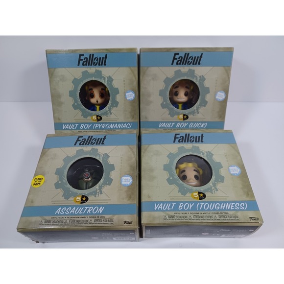 Funko | Toys | Fallout 5 Star Vinyl Figures 4 Pack Assaultron Vault Boy ...